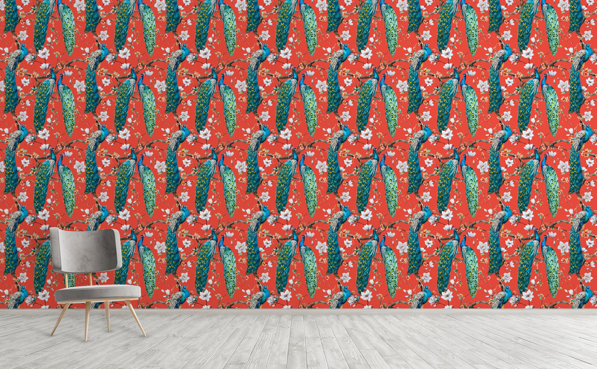 Immediately Grab Attention with Red Room Wallpapers