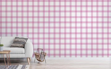 Classic Blush Pink Check Pattern Wallpaper for Walls | Pretty Pink ...