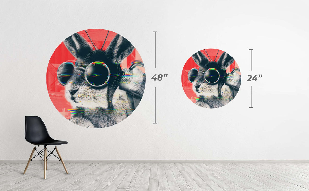 Time Traveler | Circle Wall Decal | WallsNeedLove