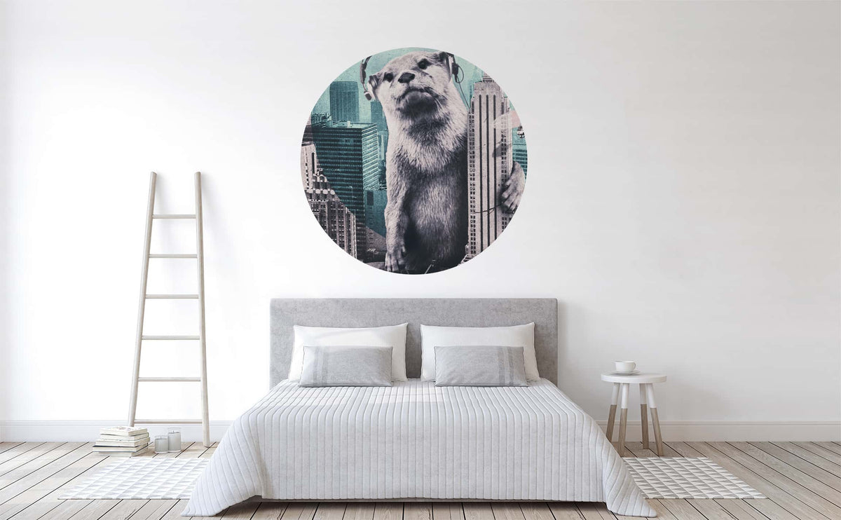 DJ | Circle Wall Decal | WallsNeedLove