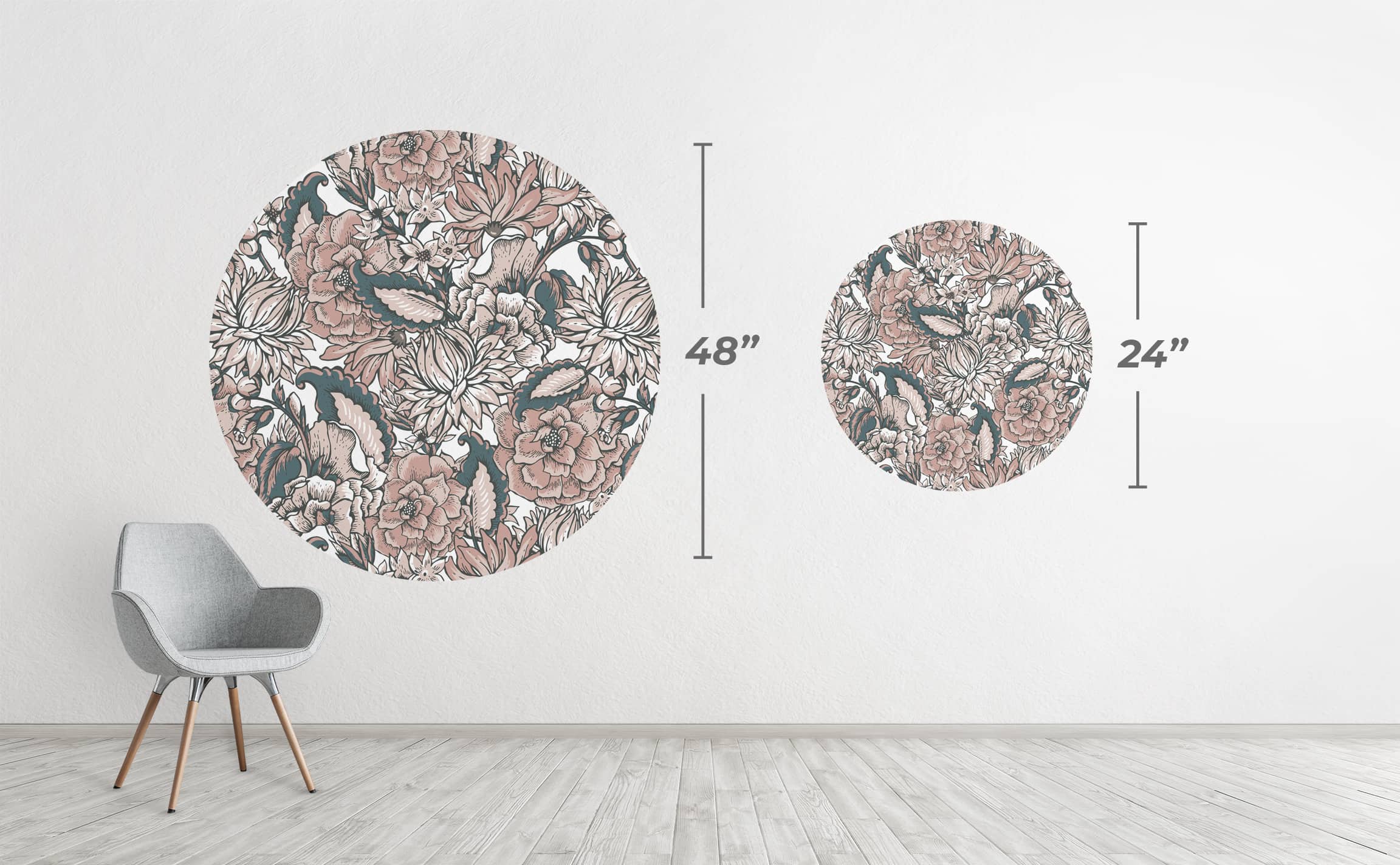 Helen | Circle Wall Decal | WallsNeedLove