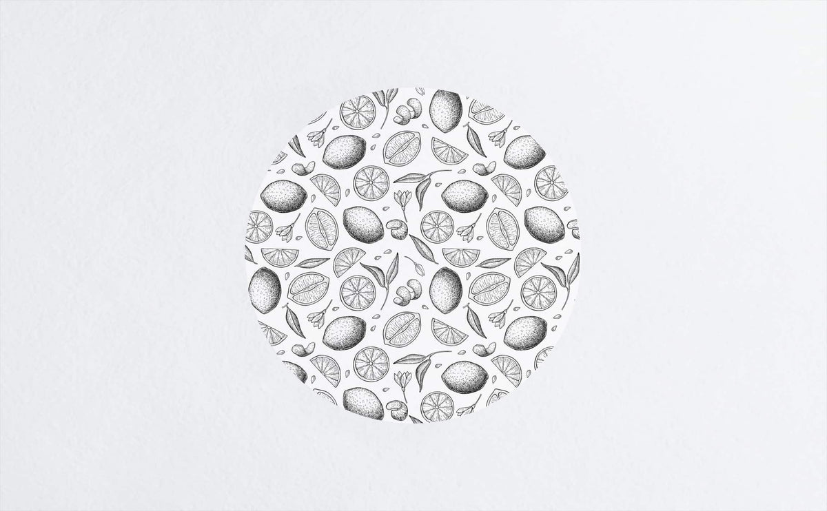 Citrus Love | Circle Wall Decal | WallsNeedLove