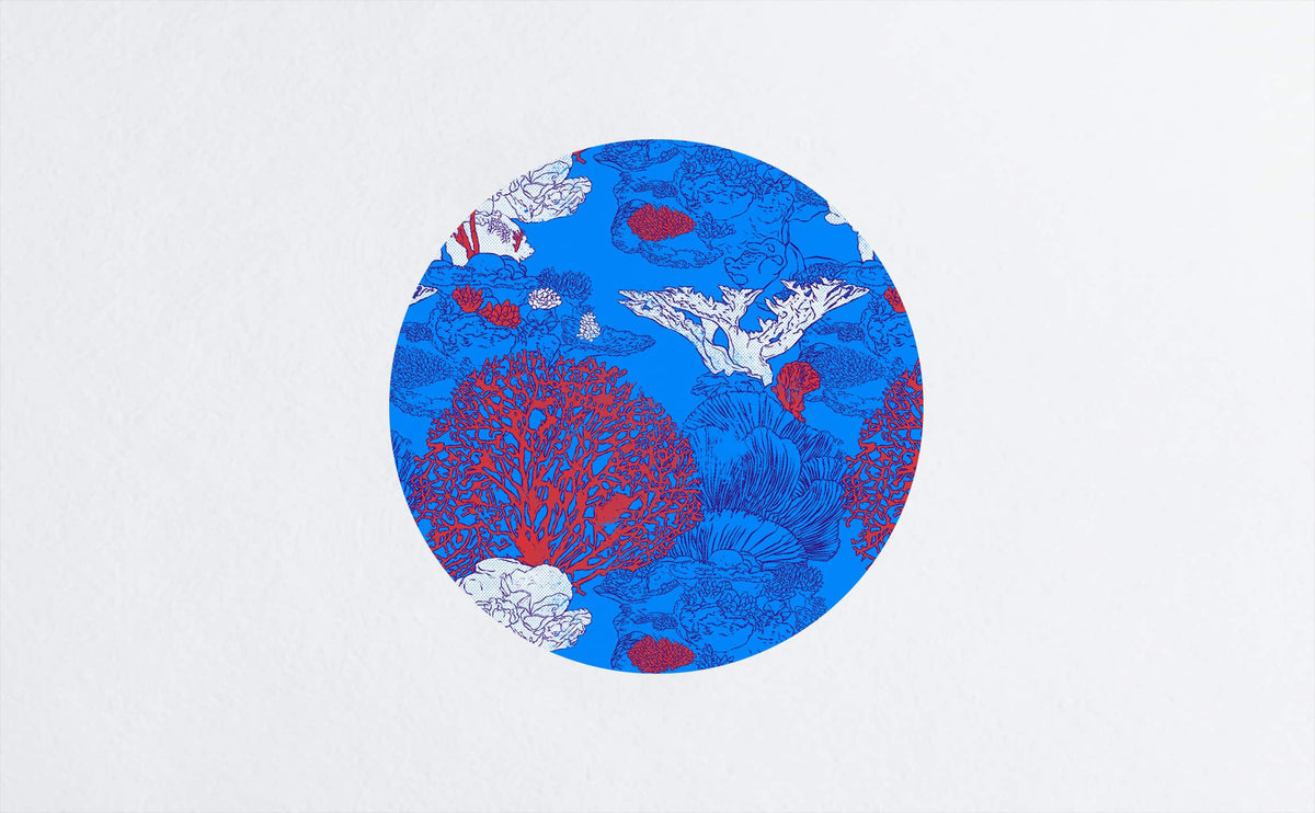 Coral Reef | Circle Wall Decal | WallsNeedLove