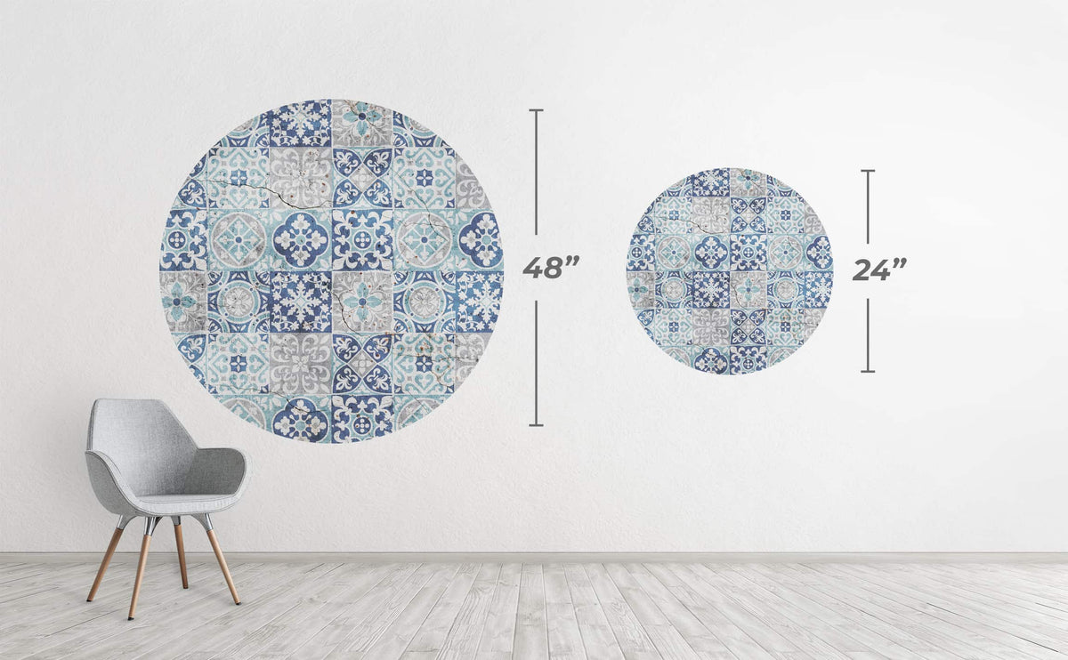 Tile | Circle Wall Decal | WallsNeedLove
