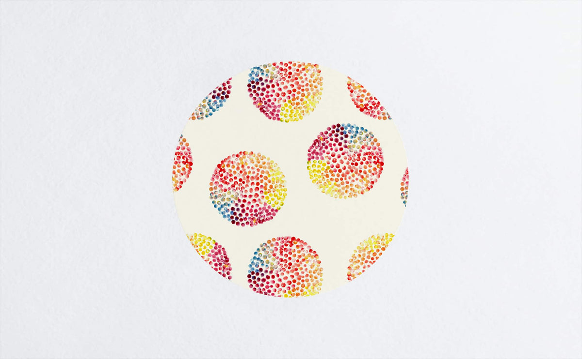 A Taste of The Rainbow | Circle Wall Decal | WallsNeedLove