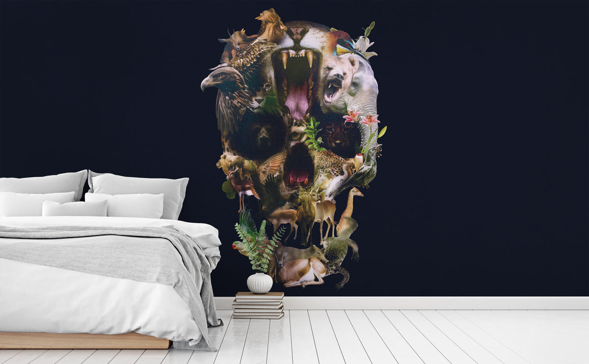 Kingdom Skull Wall Mural