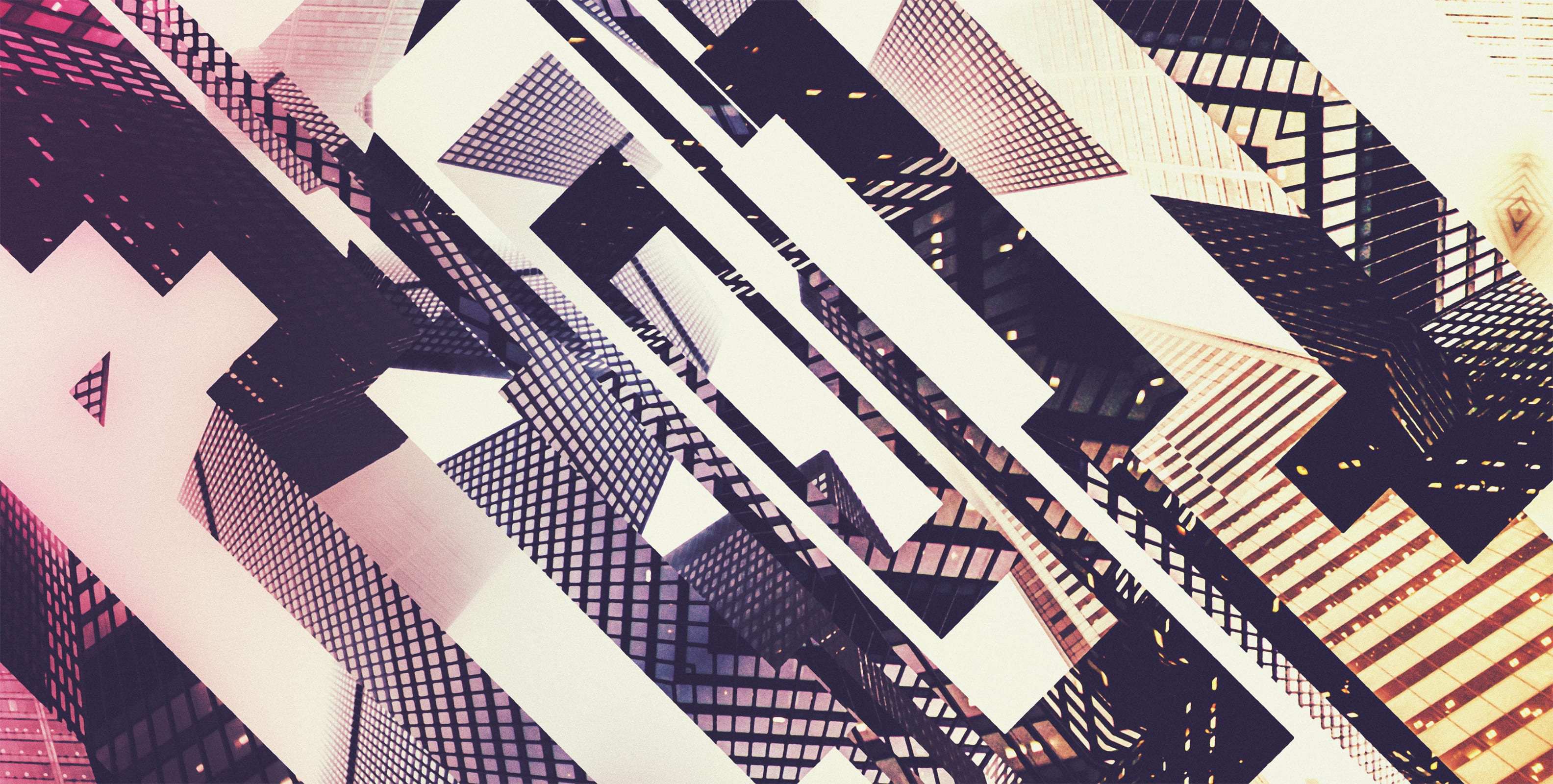 Abstract Diagonal Graphics Wall Mural | Frag seven