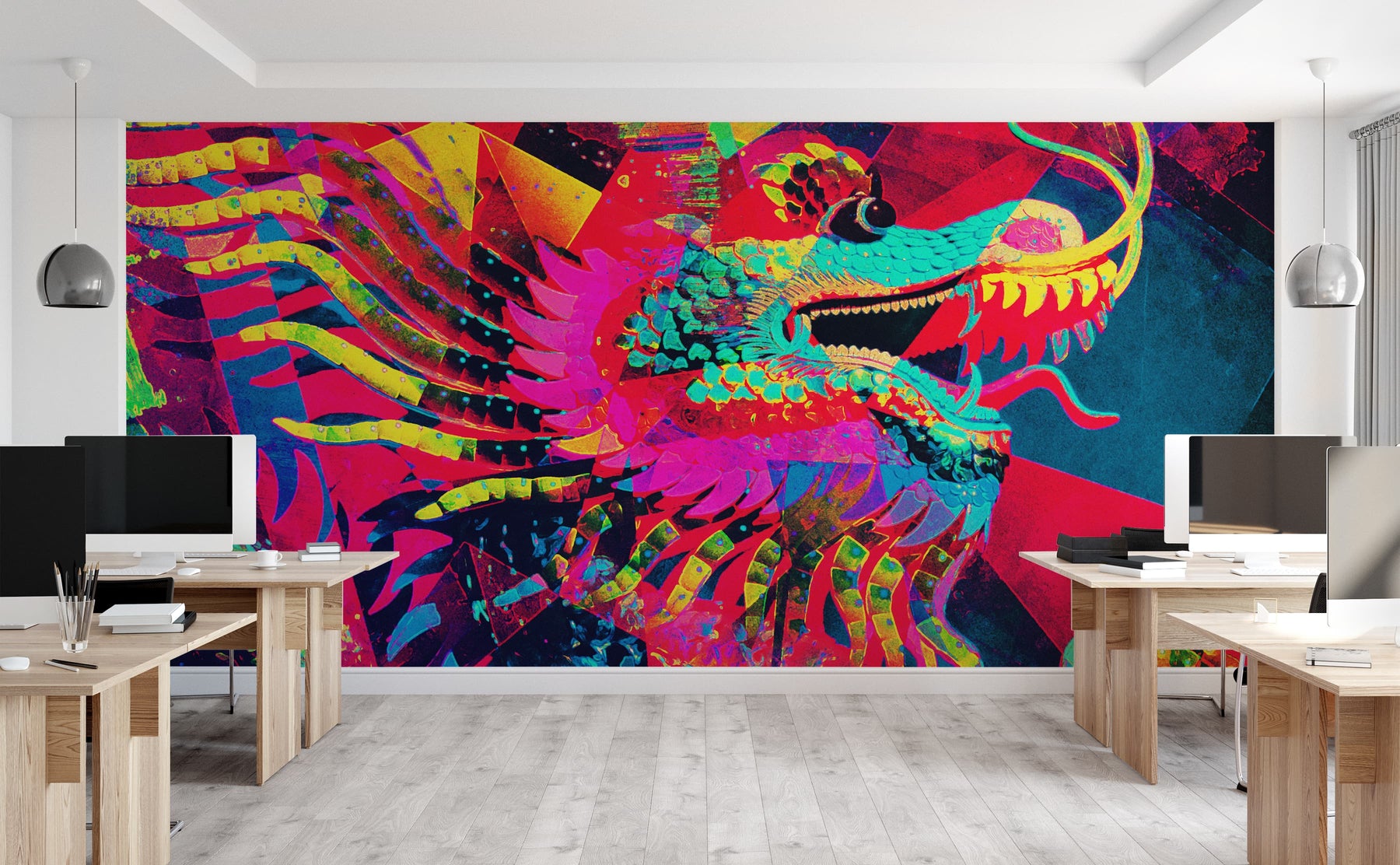Chinese Dragon Wall Mural | Dragon – WallsNeedLove