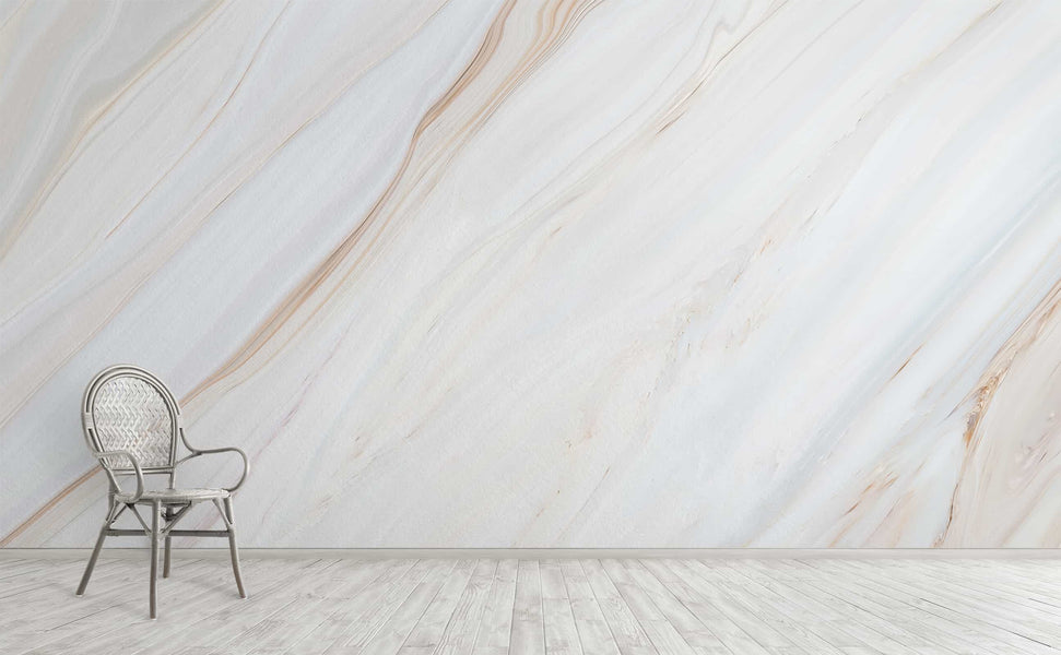 Light cream tan marble Wall Mural | Sand and Sky