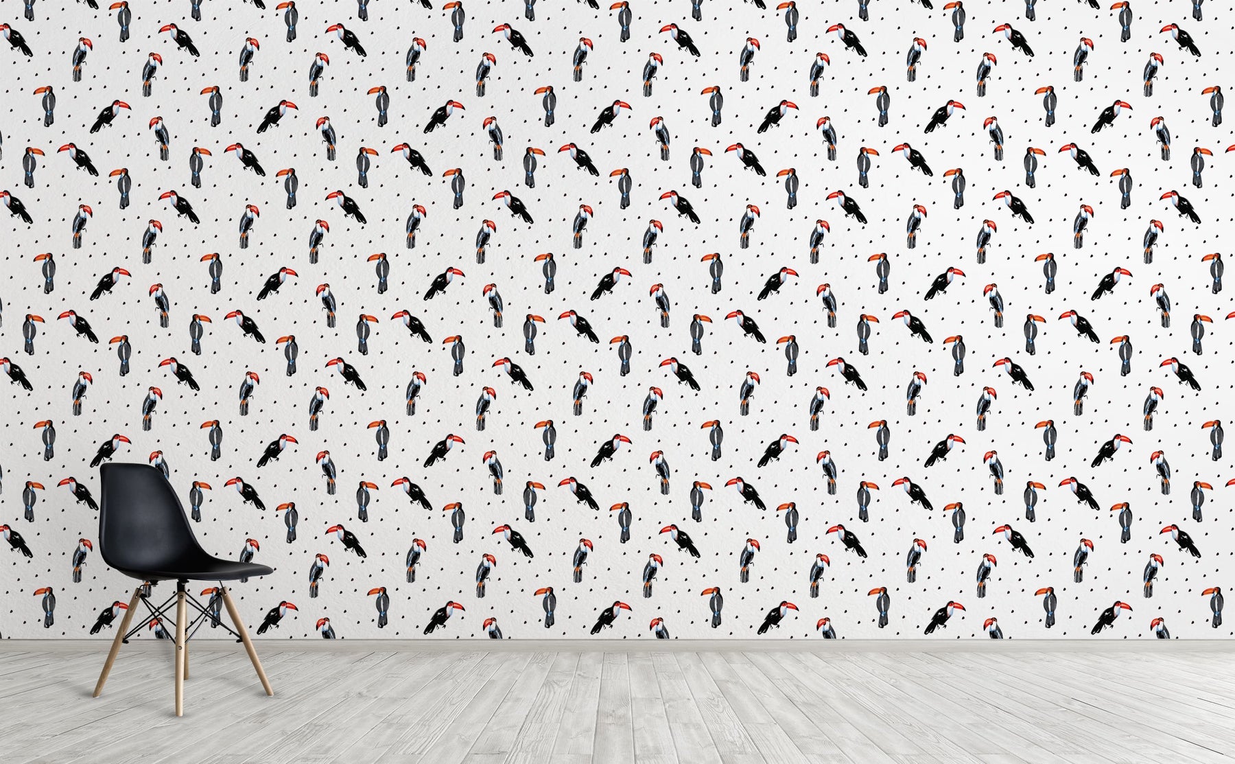 Toucans Everywhere Wallpaper for Walls | Too Many Toucans – WallsNeedLove
