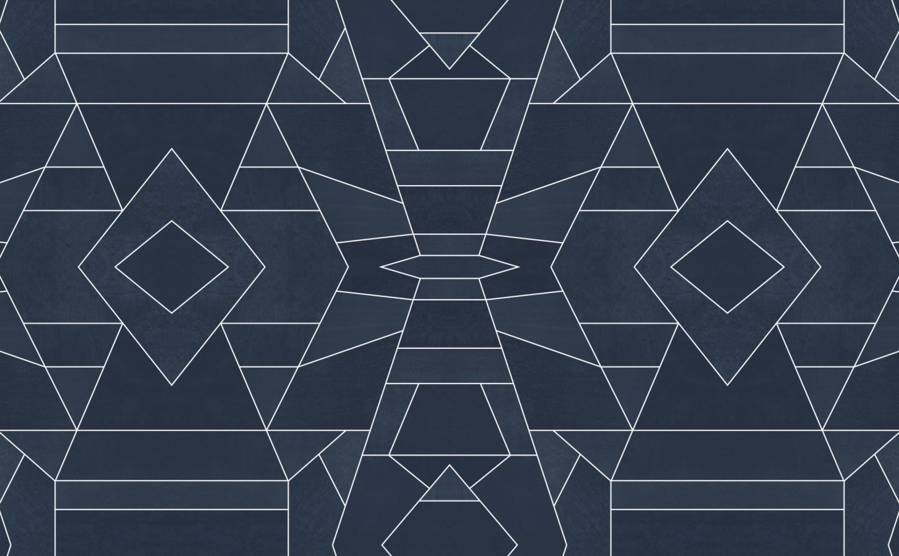 Art Deco Navy Wallpaper for Walls | Geo Blue – WallsNeedLove