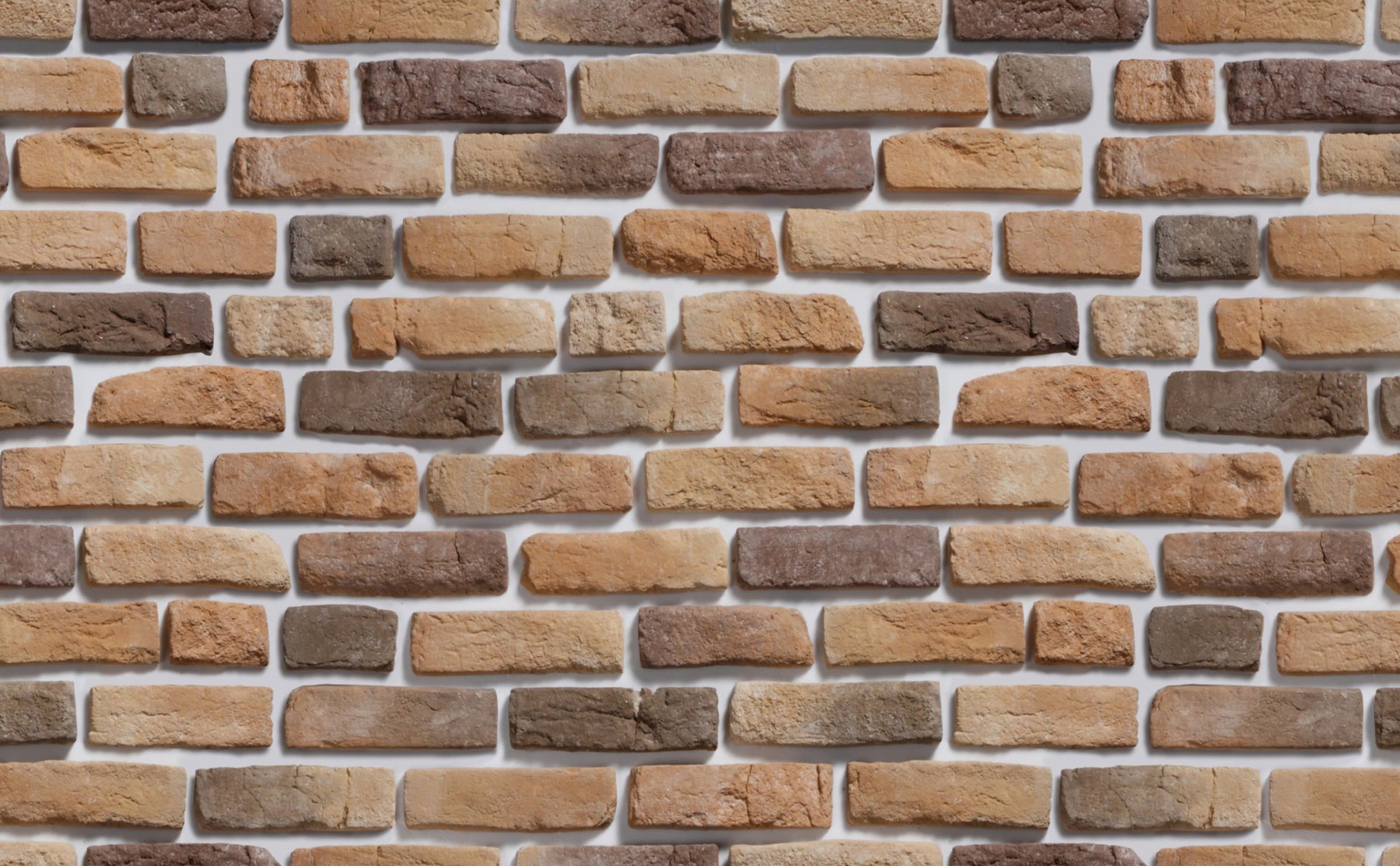 Aged Variegated Brick Wallpaper for Walls | Coffee Brick Pattern ...