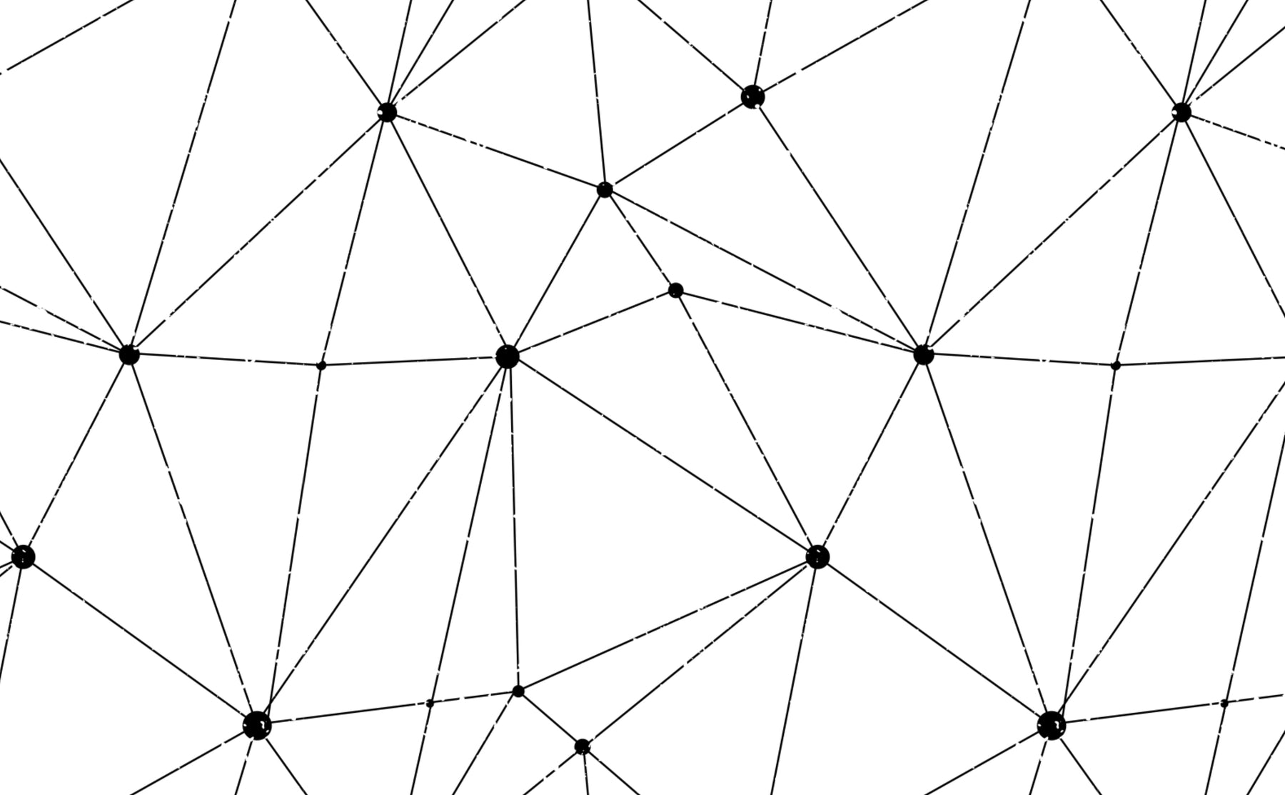 Abstract Triangles Wallpaper for Walls | Technology Vector – WallsNeedLove