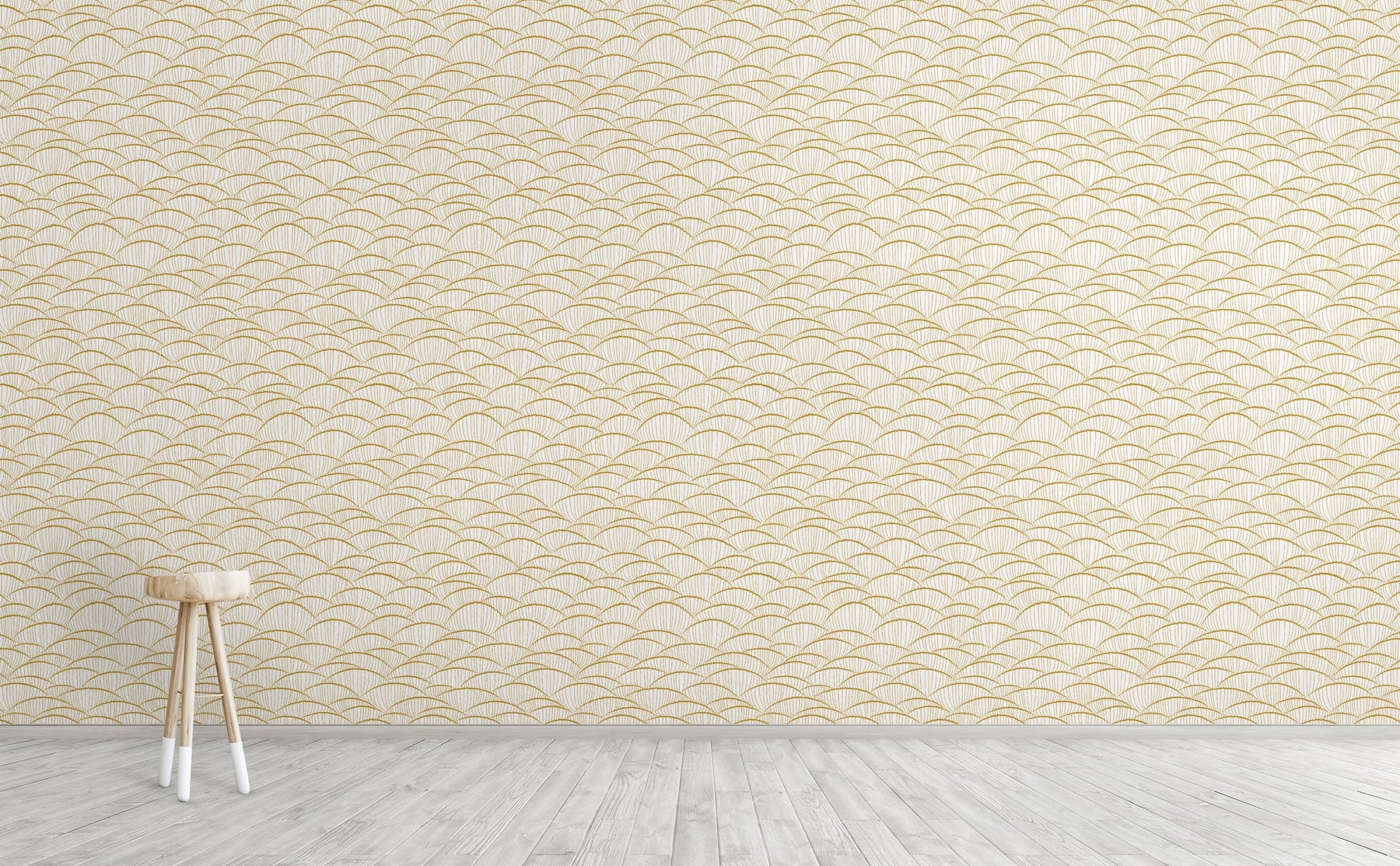 Clam Shell Pattern Wallpaper for Walls | Ewing Klipspringer – WallsNeedLove