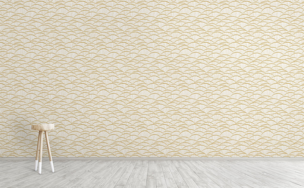 Clam Shell Pattern Wallpaper for Walls | Ewing Klipspringer