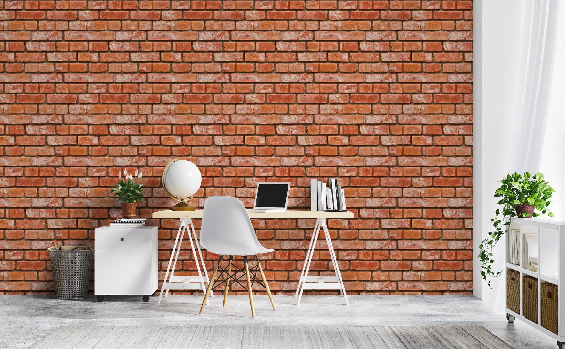 Aged Variegated Brick Wallpaper for Walls | Realistic Bricks ...