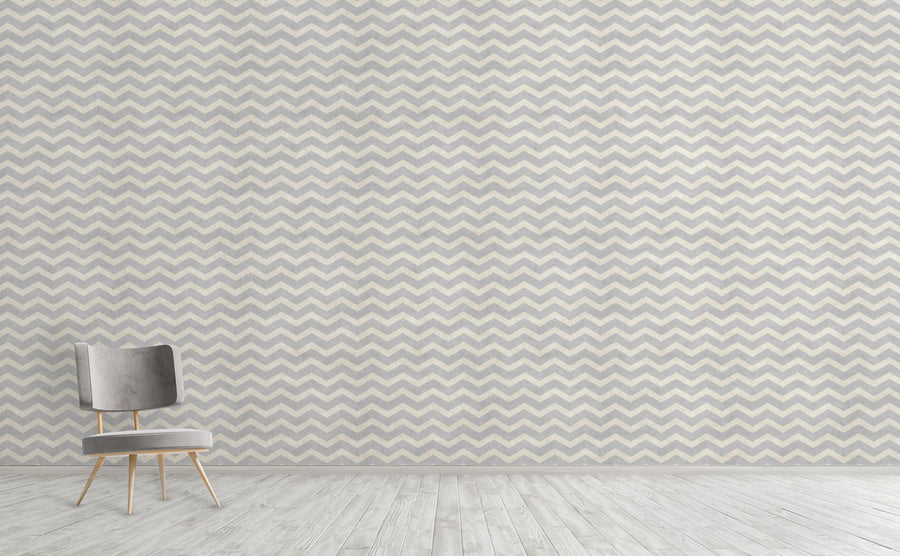 Textured Chevron Waves Wallpaper for Walls | Paper Chevrons – WallsNeedLove