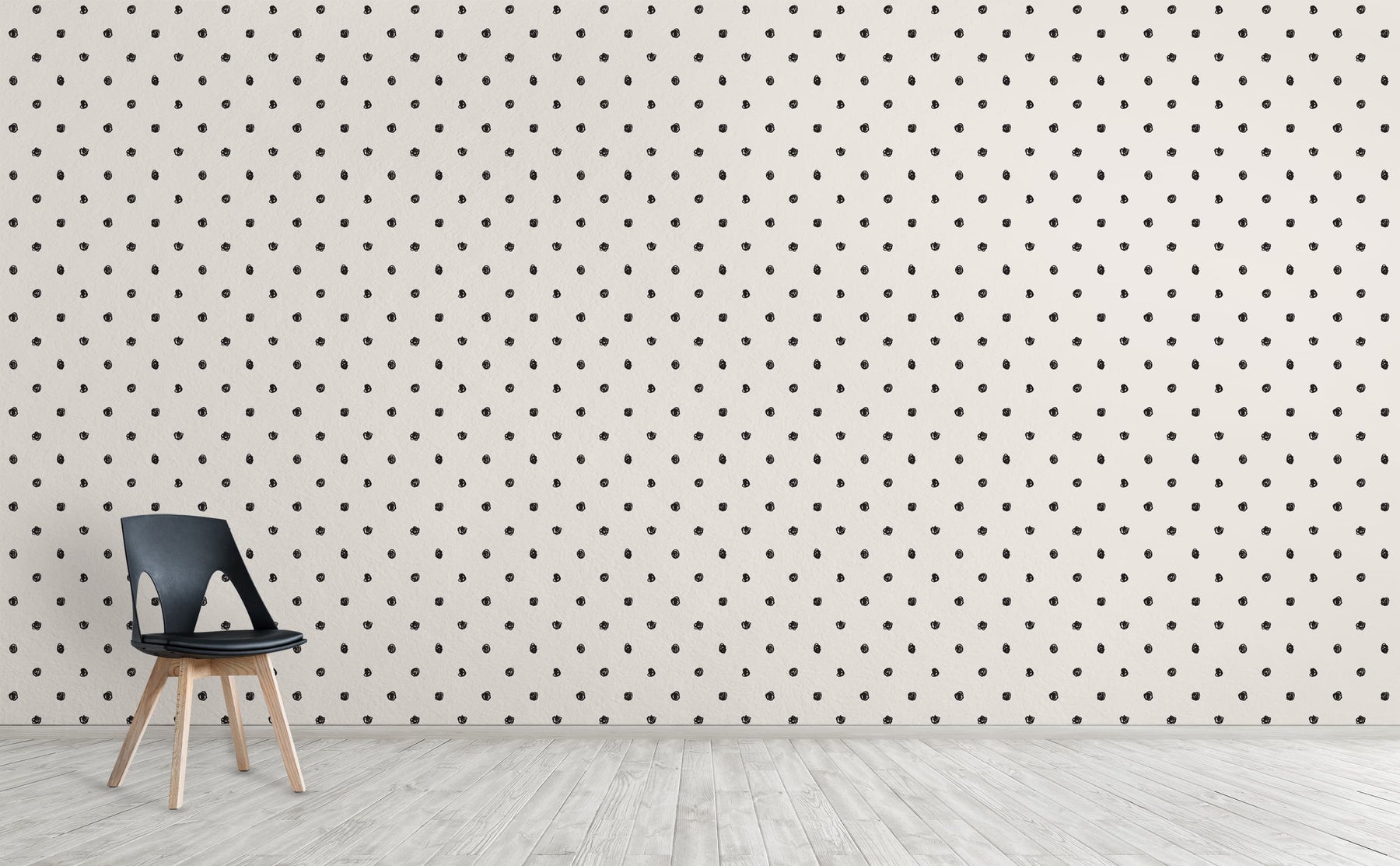 Hand Drawn Scribbled Dots Wallpaper for Walls | Scribble Dots ...
