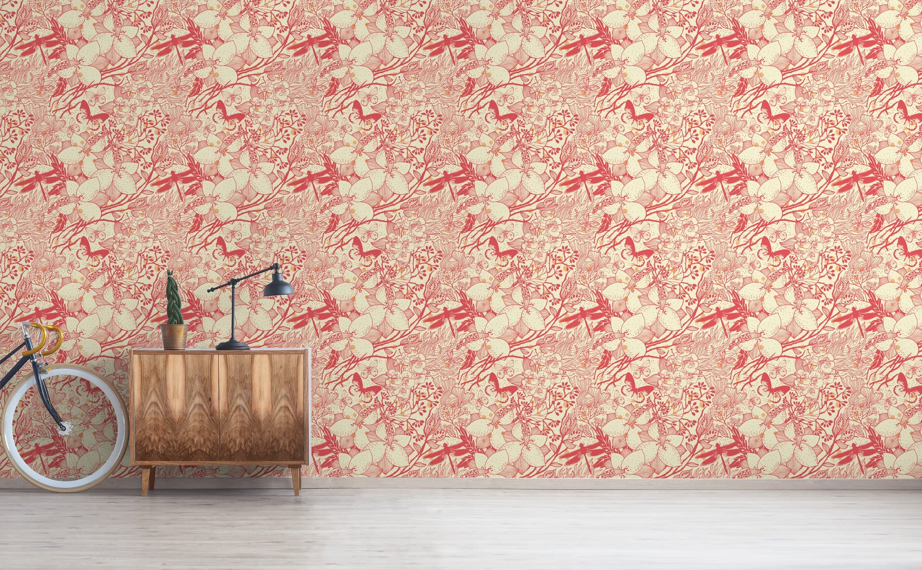 Elaborate Floral Wallpaper for Walls | Column – WallsNeedLove