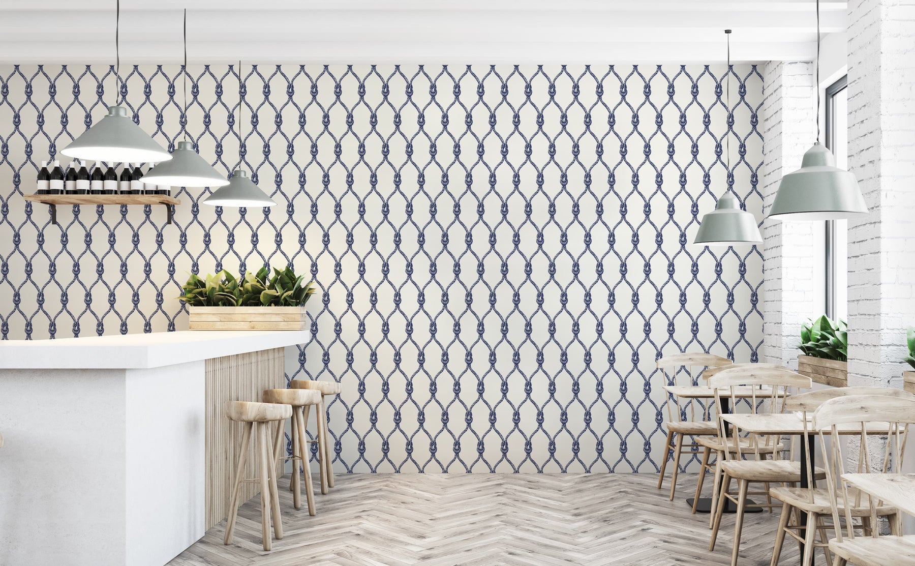 Nautical Rope Knots Wallpaper for Walls | Elizabeth Robinson ...
