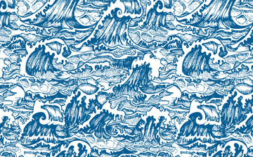 Tall Ocean Waves Wallpaper for Walls | The Perfect Storm – WallsNeedLove