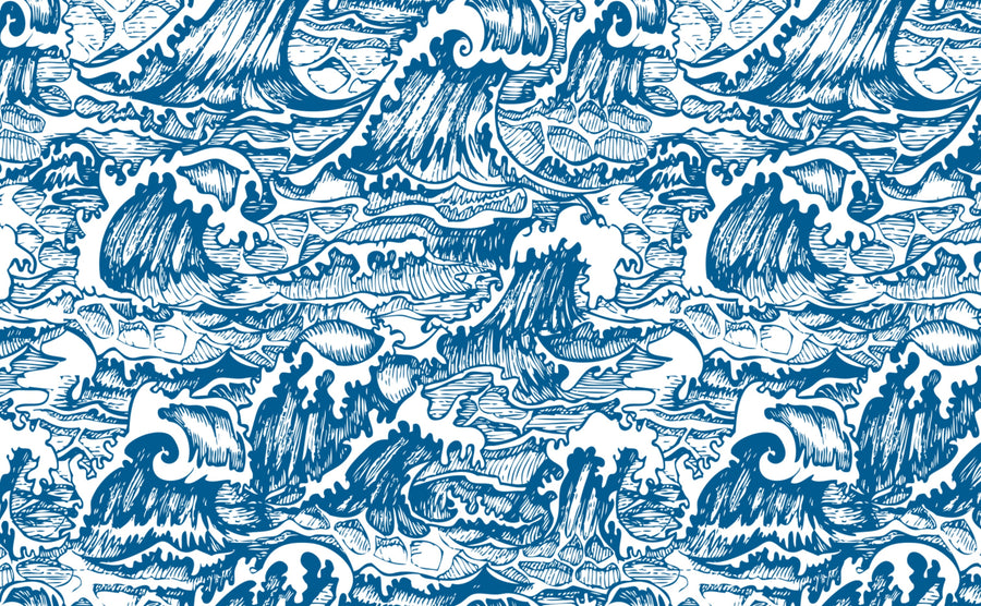 Tall Ocean Waves Wallpaper for Walls | The Perfect Storm – WallsNeedLove