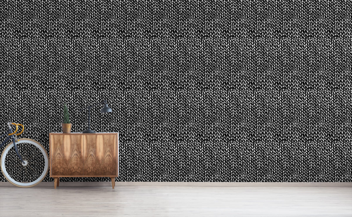 Closeup Knitting Wallpaper for Walls | Hand Knit