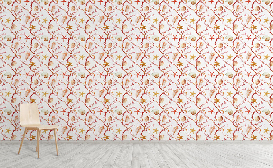 Coral Corral Wallpaper for Walls – WallsNeedLove