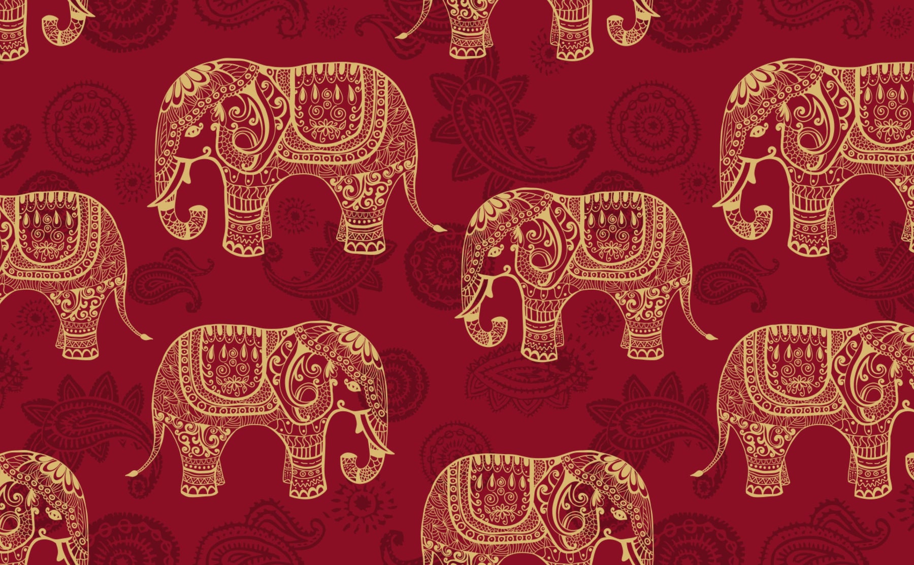 elephant print background