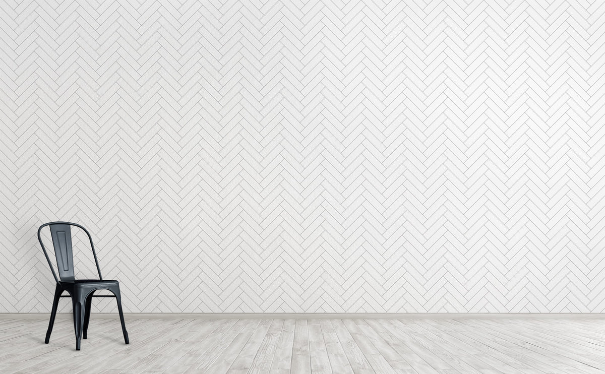 Modern Thatch Weave Wallpaper for Walls | Herringbone Heaven