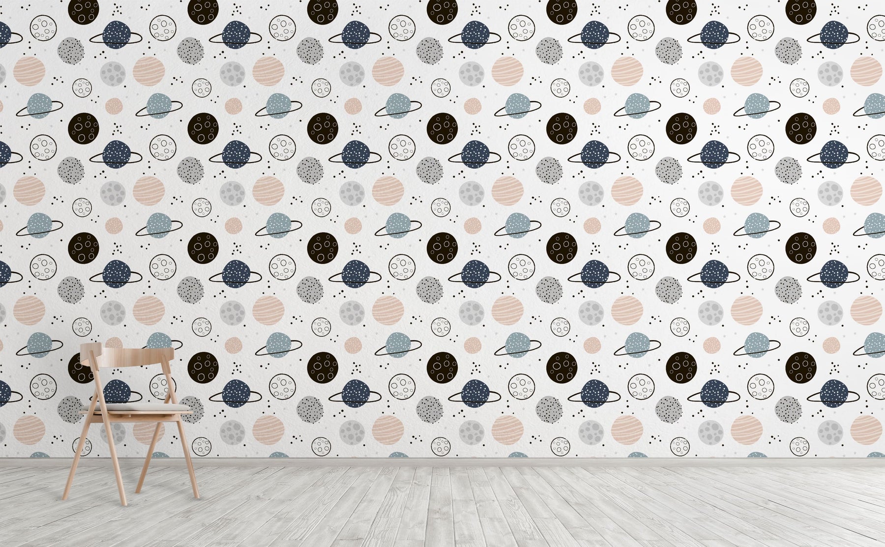 Pastel Planets Wallpaper for Walls | Space Jam – WallsNeedLove