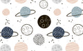 Pastel Planets Wallpaper for Walls | Space Jam – WallsNeedLove