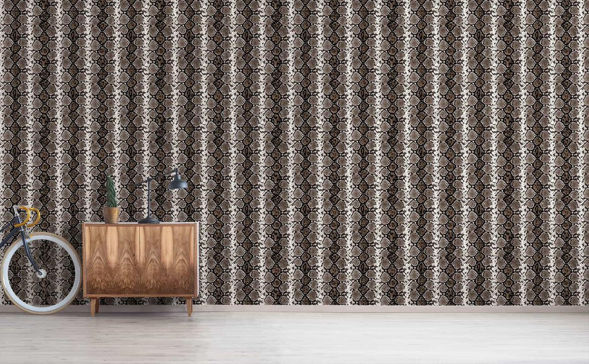 Snakeskin with leopard print Pattern Wallpaper for Walls | Fusion