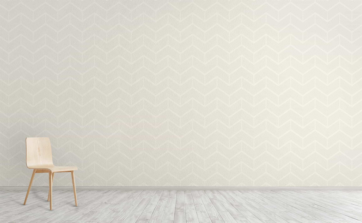 Modern sophisticated chevron Pattern Wallpaper for Walls | East Village