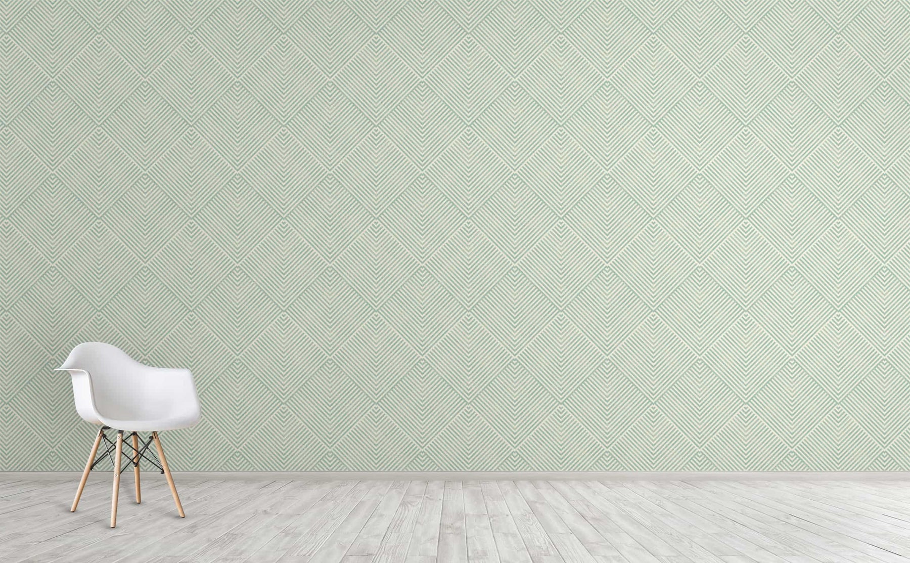 Sage and cream geometric contemporary chic Pattern Wallpaper for Walls ...